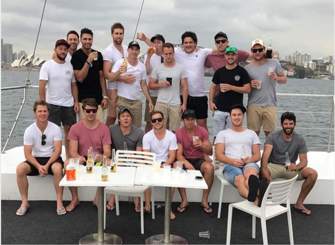 Craig Ednie's bucks party cruise on Sydney Harbour with 17 mates looked ...